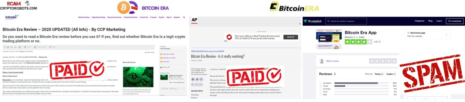 Bitcoin Era Review 2021, SCAM App?! | Scam Crypto Robots